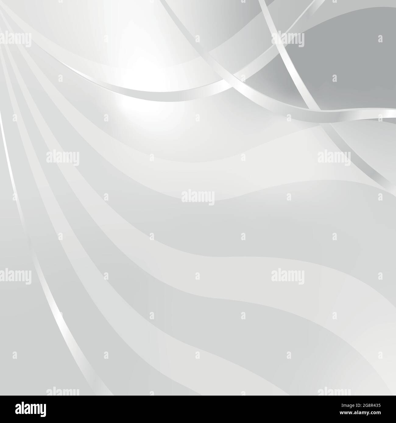 White - gray vector background with wavy lines Stock Vector Image & Art ...