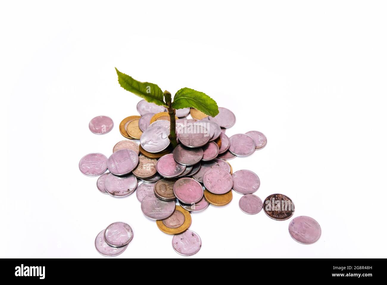 Indian rupee money green hi-res stock photography and images - Alamy