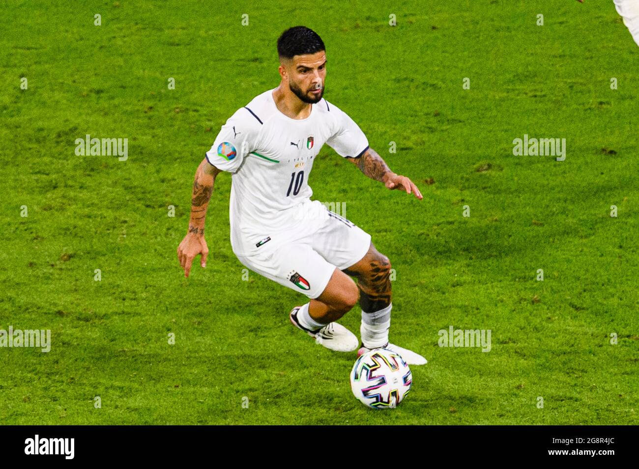 Munich, Germany - 02 July: Lorenzo Insigne of Italy in action during ...