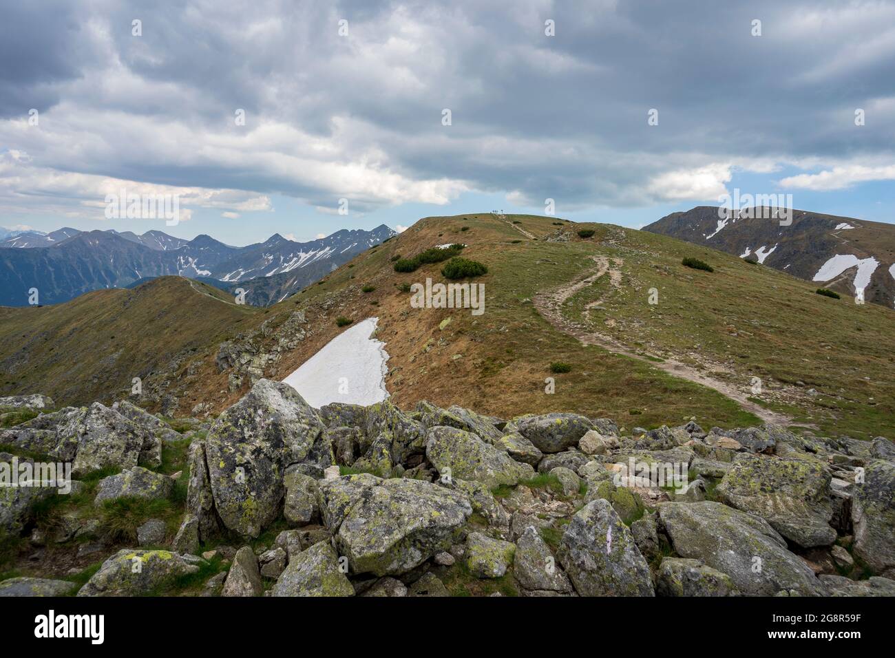 Slovak Western Tatras. View of the peak Brestova Stock Photo - Alamy