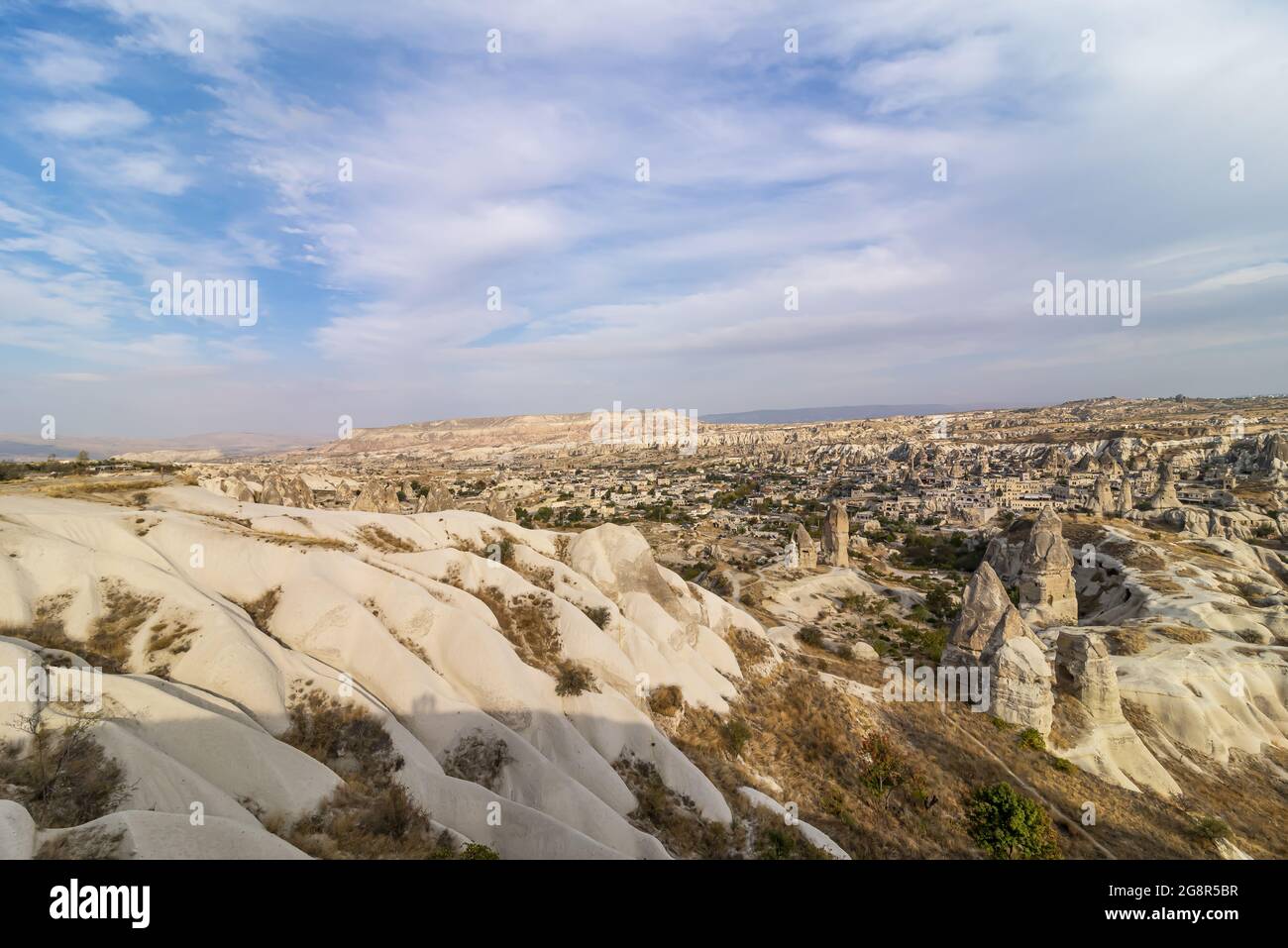 Beautiful view of the historic Fairy Chimneys in Cappadocia, Turkey ...