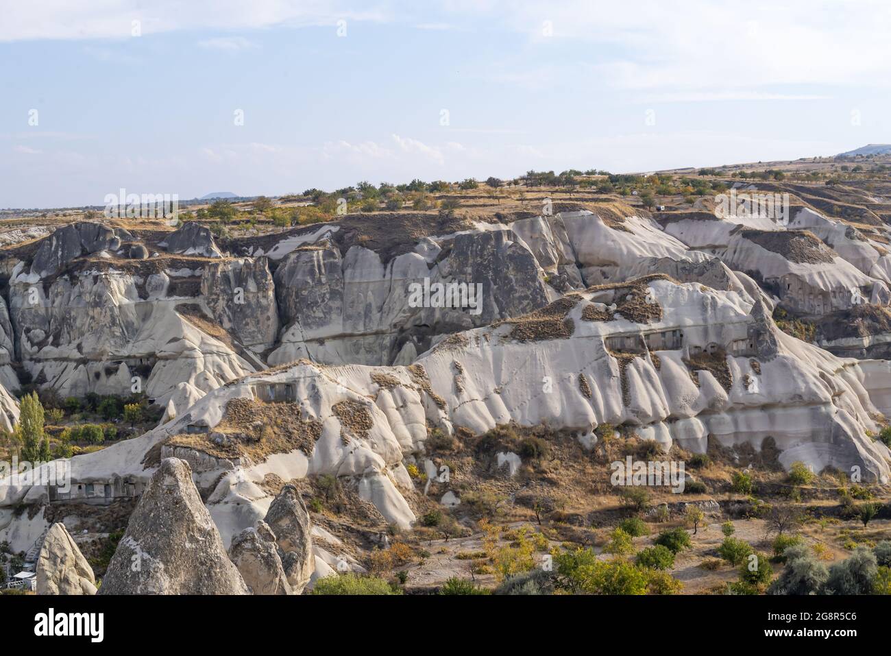 Beautiful view of the historic Fairy Chimneys in Cappadocia, Turkey ...