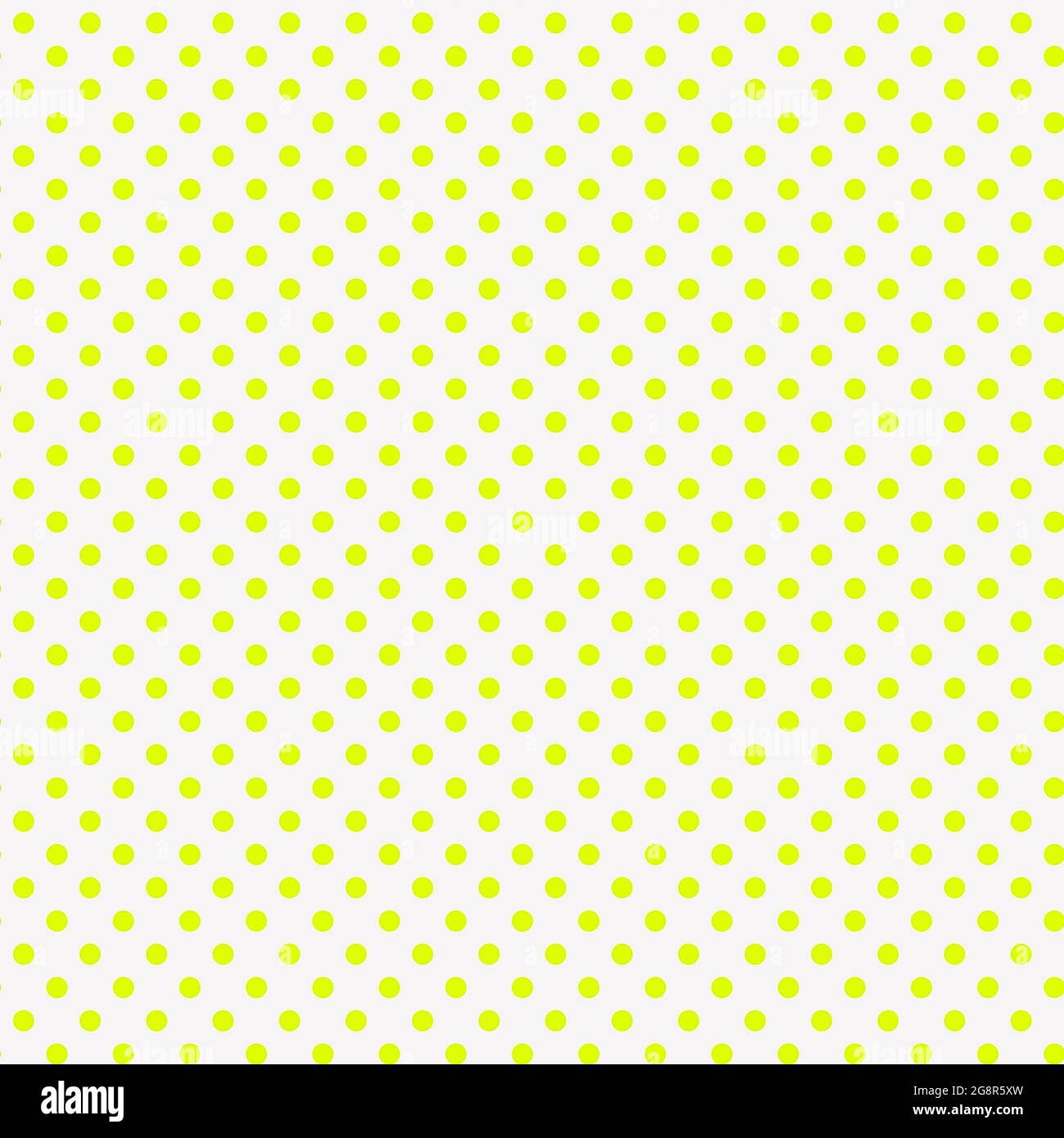 Chartreuse polka dot pattern on an off white background. 12x12 digital ...