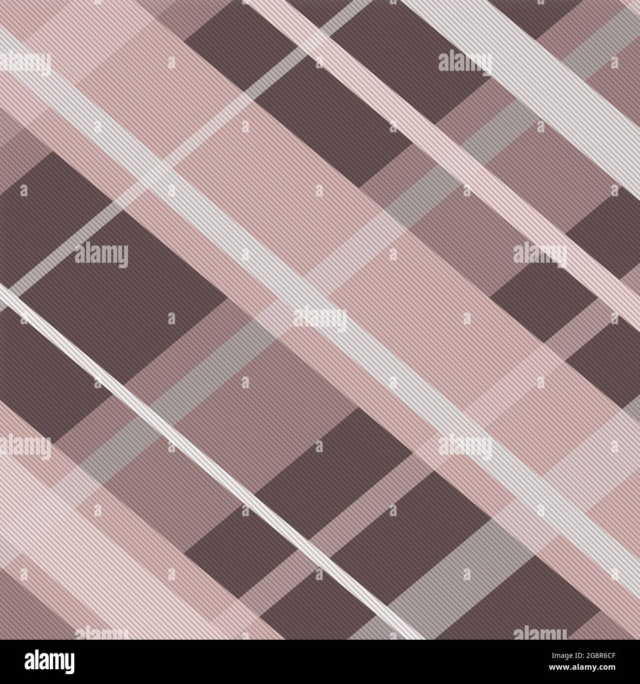 Pink And Brown Plaid Background