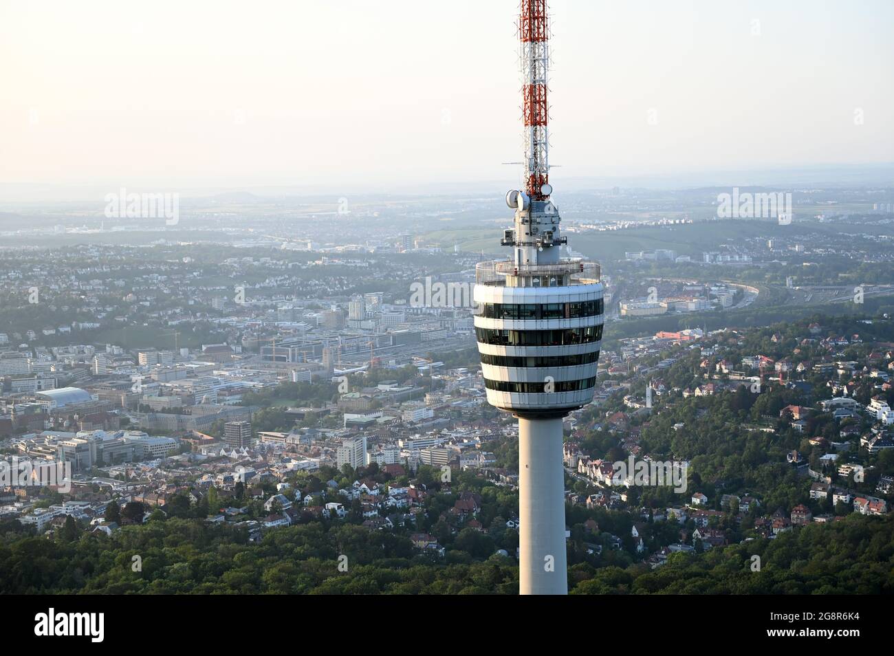21 July 2021, Baden-Wuerttemberg, Stuttgart: The Stuttgart television ...