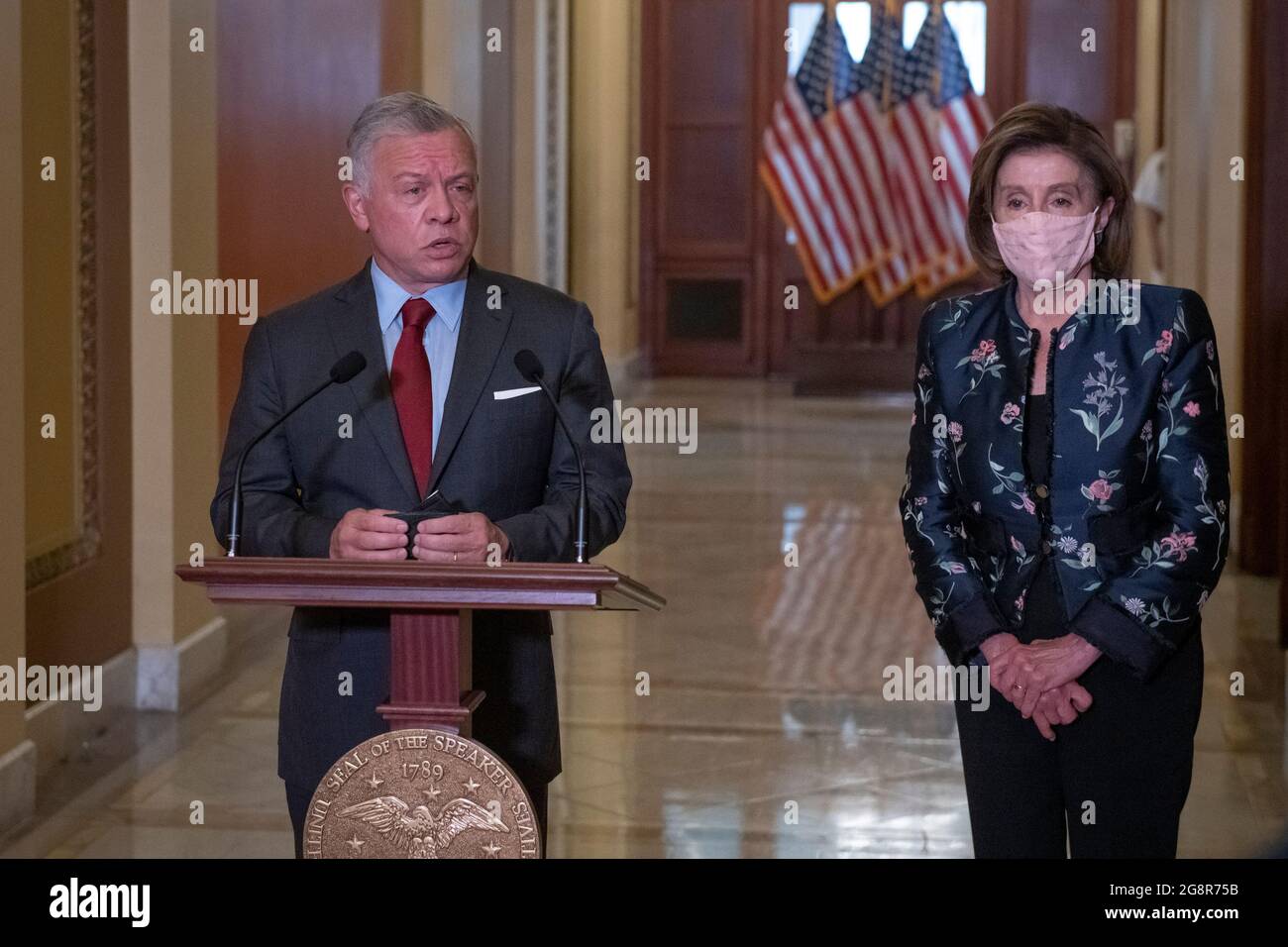 King abdullah nancy pelosi hi-res stock photography and images - Alamy