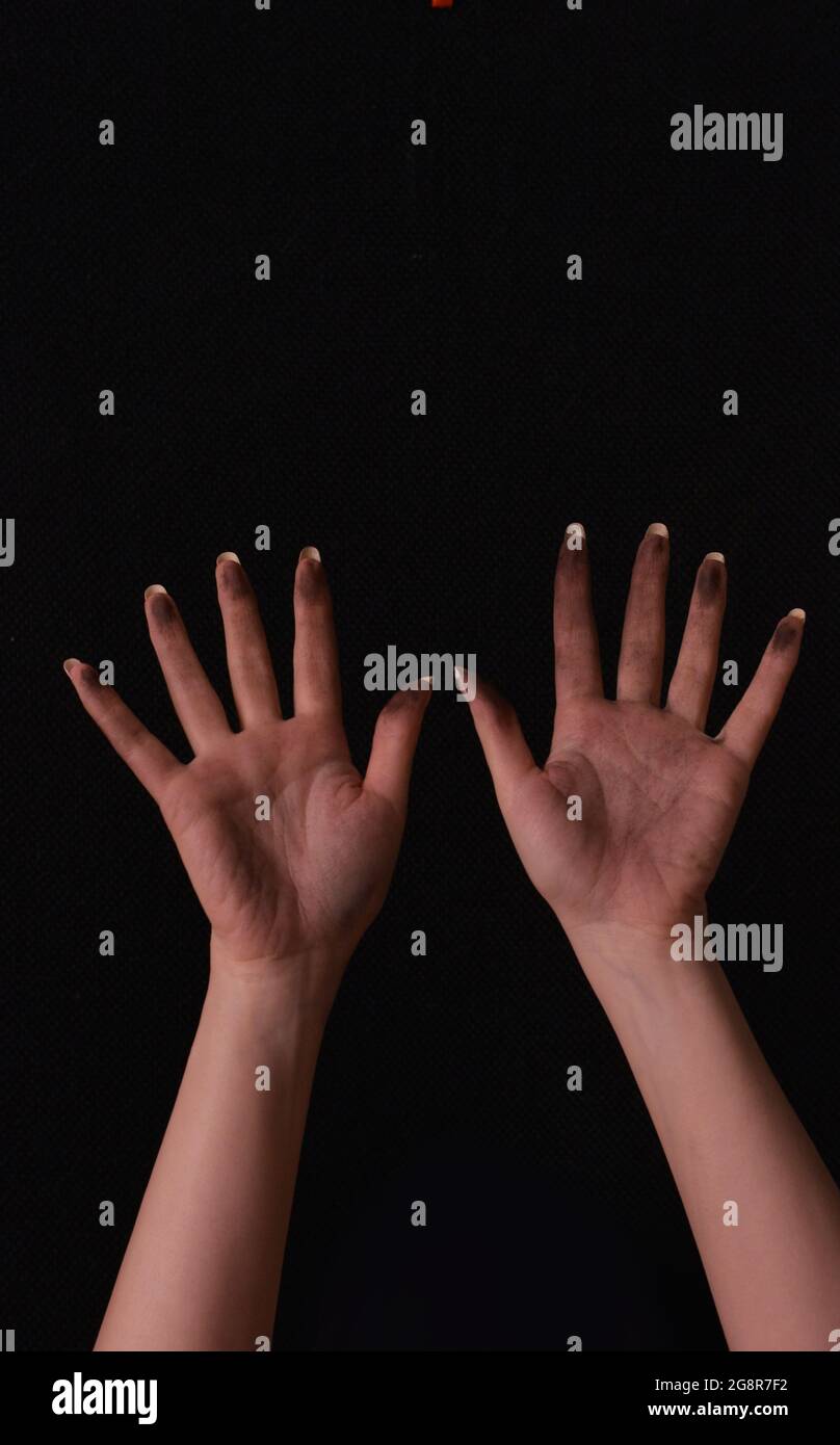 Women With Hands Up Surrender