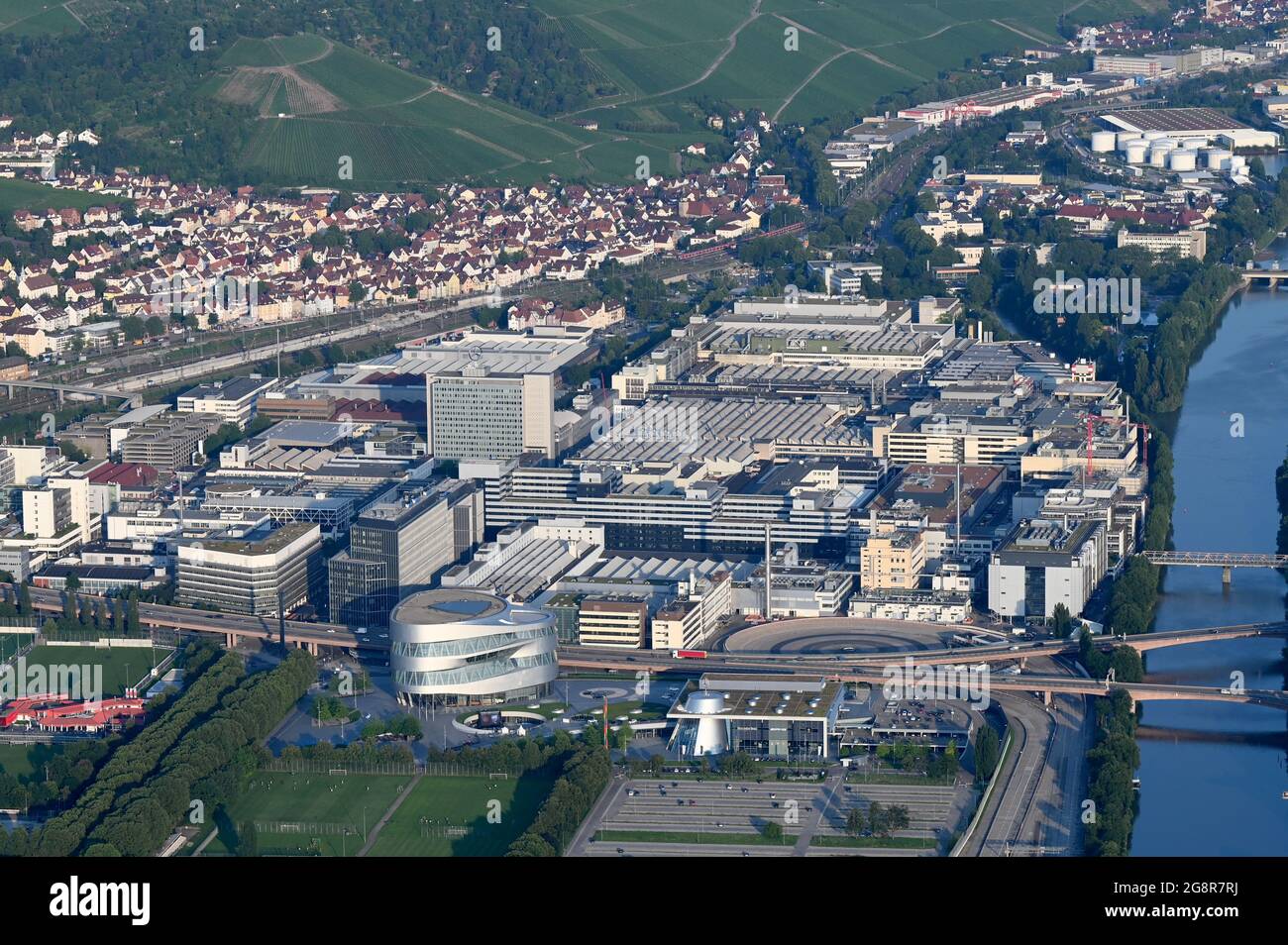 Stuttgart, Germany. 21st July, 2021. The main plant and the ...