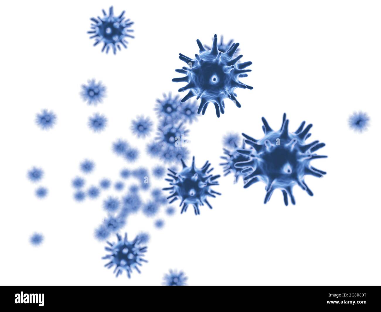 Spread by airborne particles Cut Out Stock Images & Pictures - Alamy