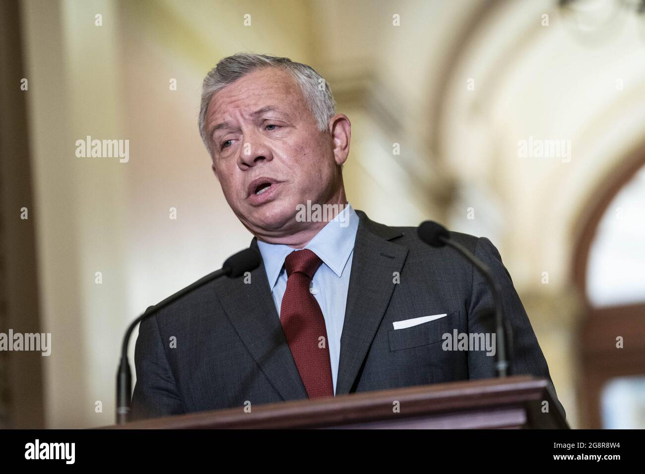 King of jordan abdullah ii 2021 hi-res stock photography and images - Alamy