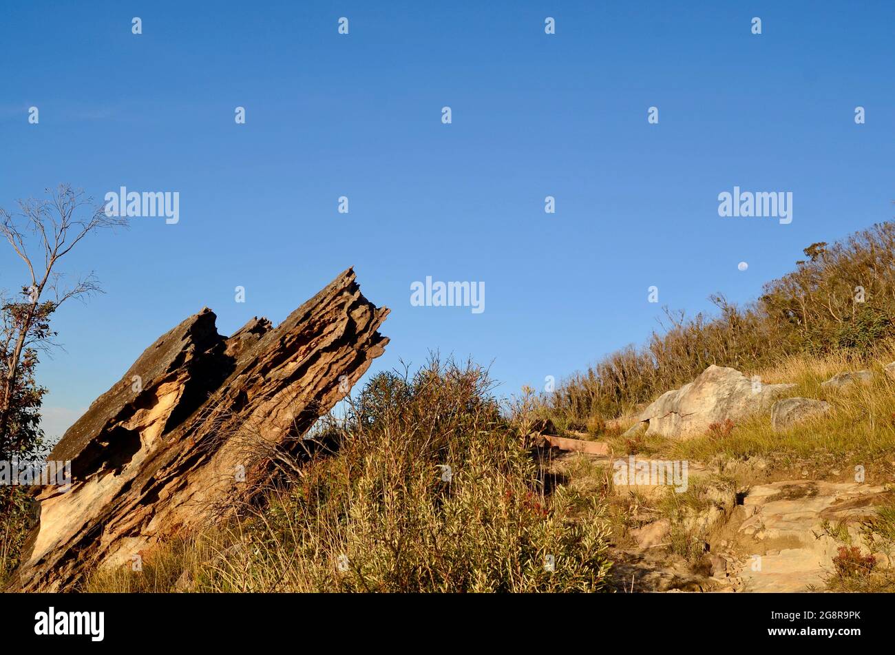 Mount Banks Summit Walk Stock Photo - Alamy