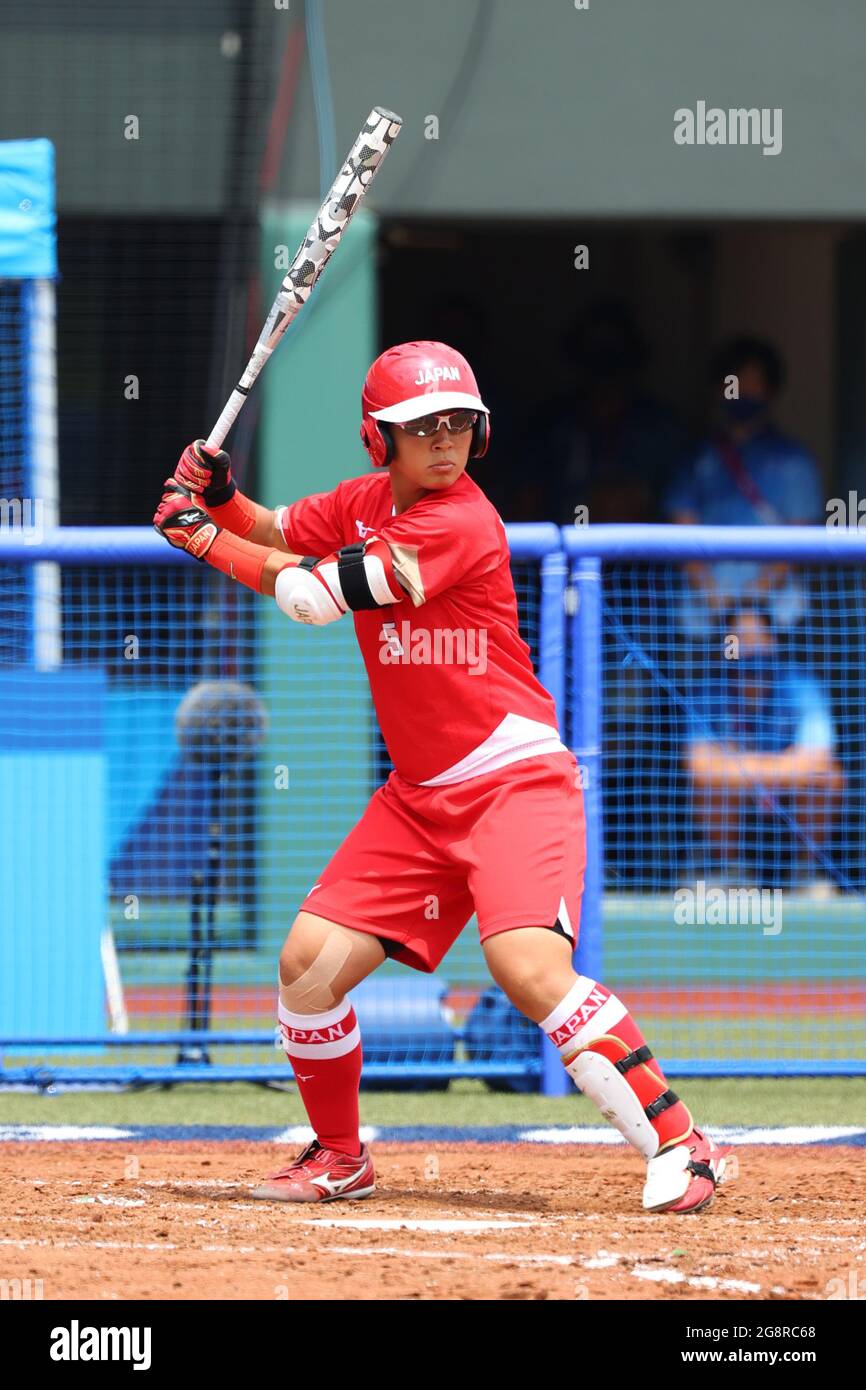 Fukushima, Japan. 22nd July, 2021. Yu Yamamoto (JPN) Softball : Opening ...