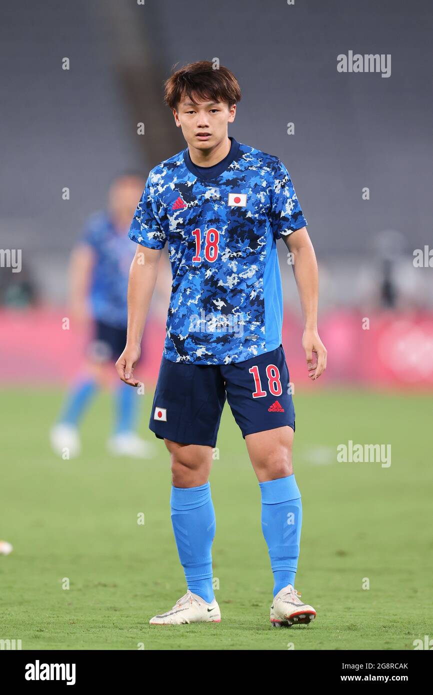 Tokyo, Japan. 22nd July, 2021. Ayase Ueda (JPN) Football/Soccer : Men's First Round Group A ...