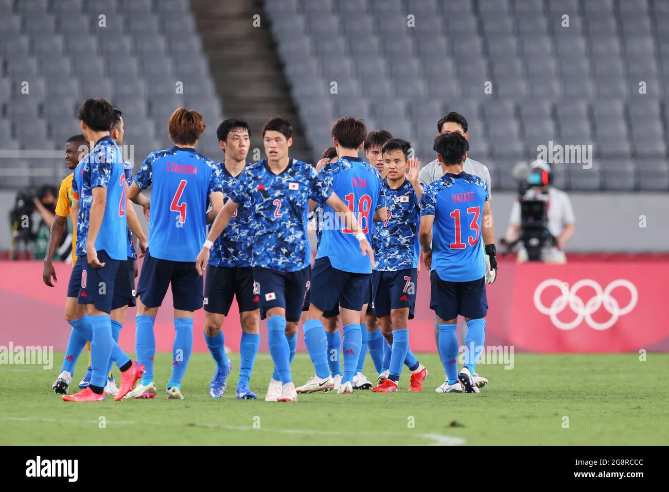 Tokyo, Japan. 22nd July, 2021. U-24U-24 Japan team group (JPN) Football ...