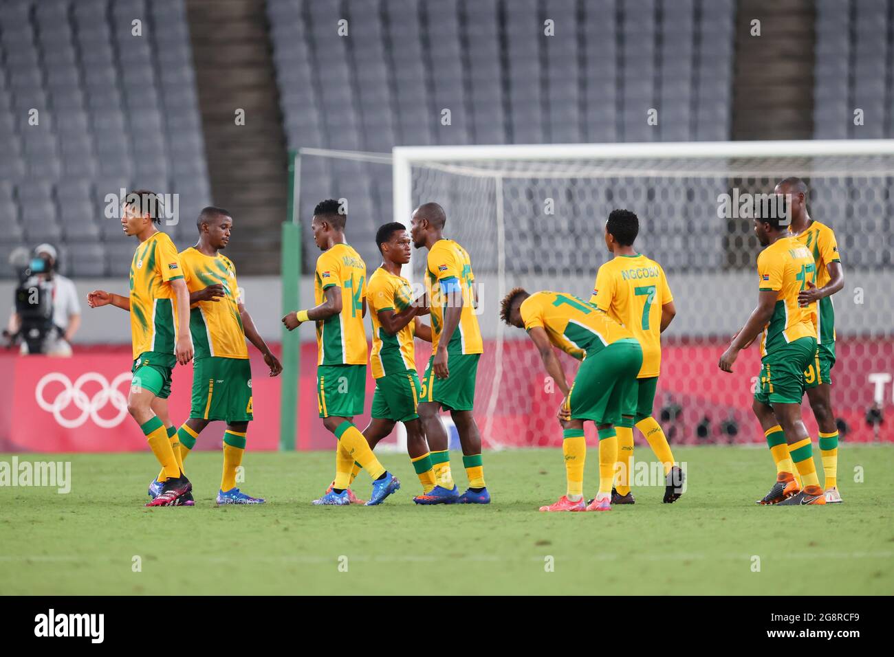 Tokyo, Japan. 22nd July, 2021. South Africa team group (RSA) Football ...