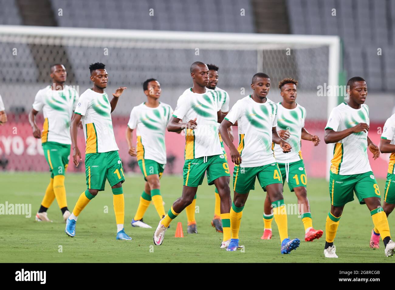 Tokyo, Japan. 22nd July, 2021. South Africa team group (RSA) Football ...
