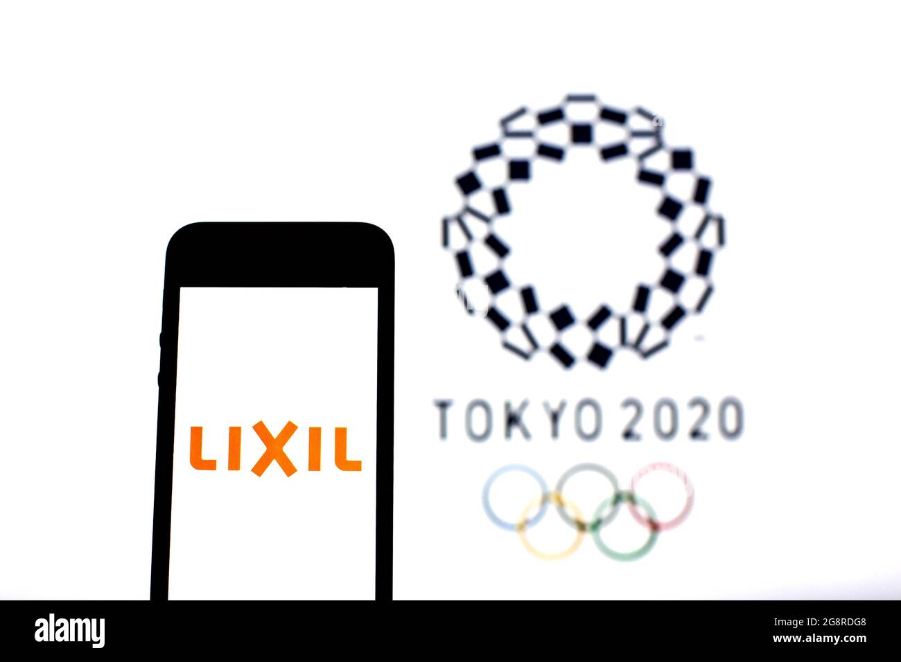 Spain. 20th July, 2021. In this photo illustration a Lixil Group ...