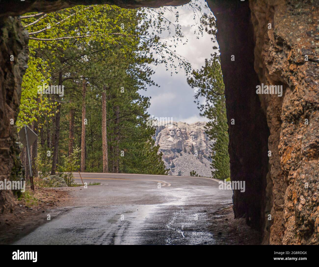 Tunnel black hills hi-res stock photography and images - Alamy