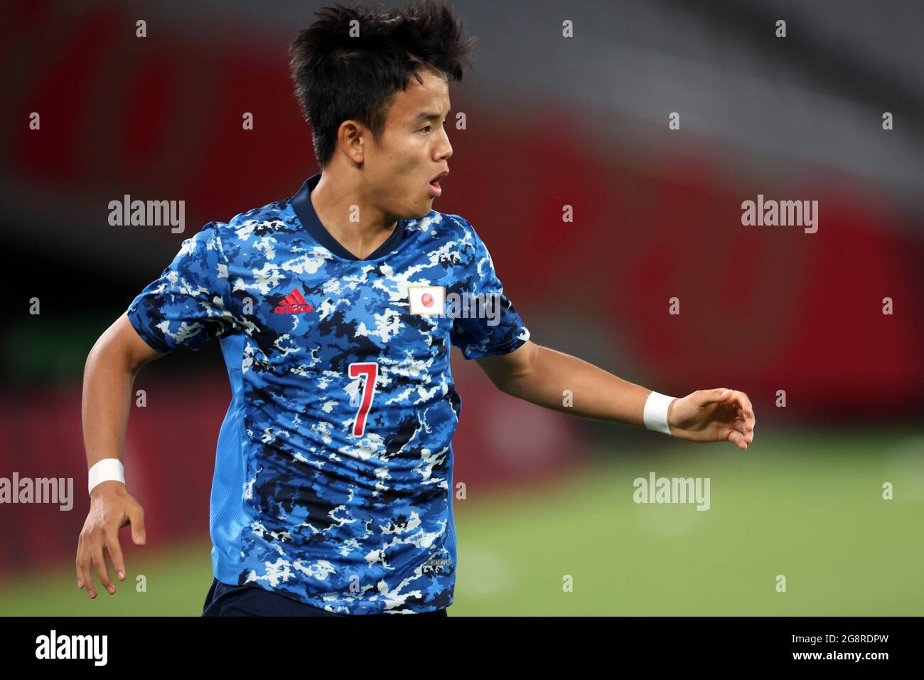 Tokyo, Japan. 22nd July, 2021. Takefusa Kubo (JPN) Football/Soccer ...