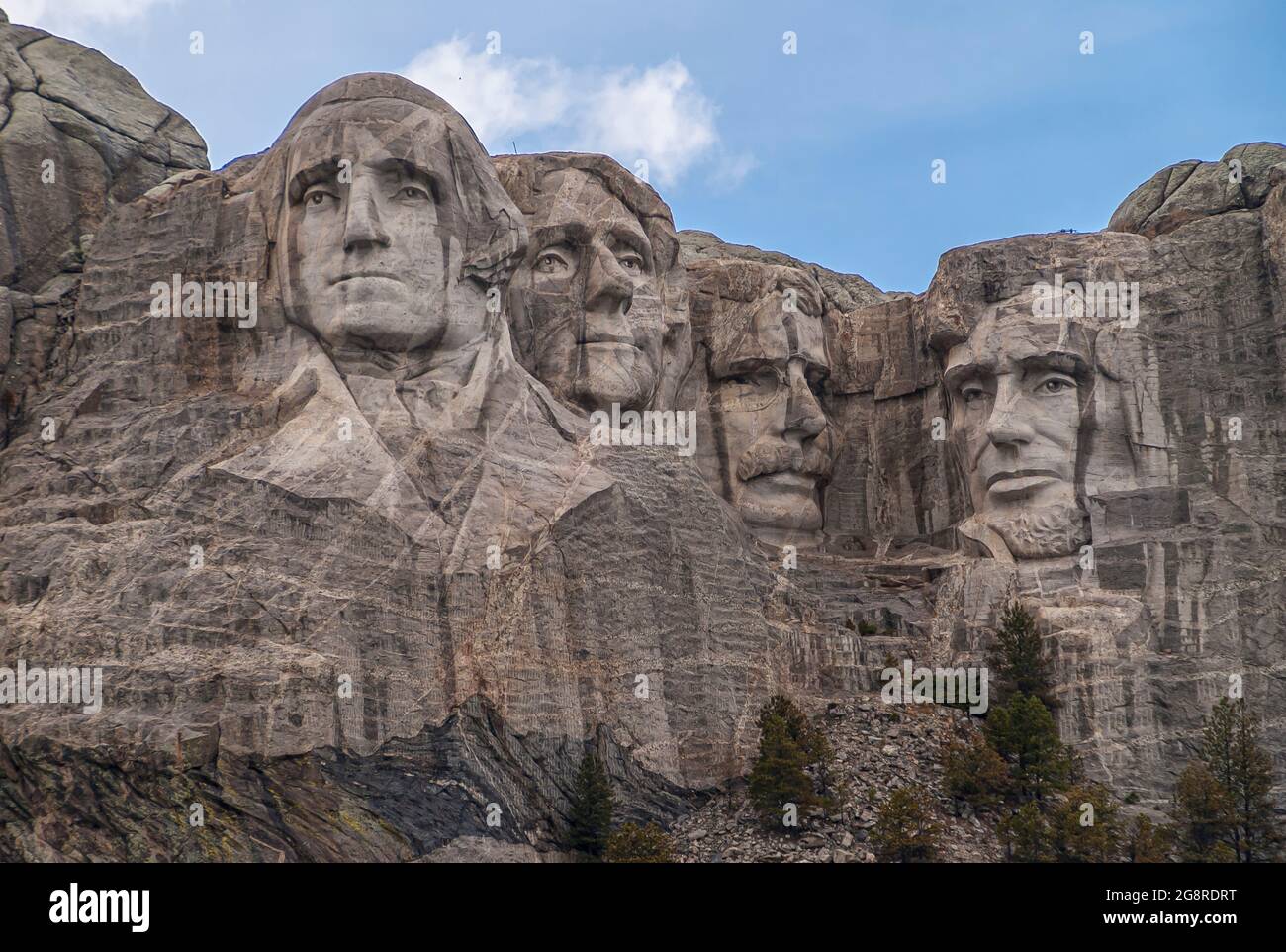 Black Hills, Keystone, SD, USA - May 31, 2008: Mount Rushmore. Near ...