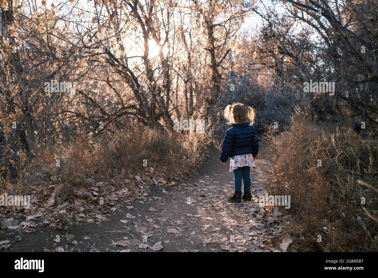 Young girl exploring hi-res stock photography and images - Alamy