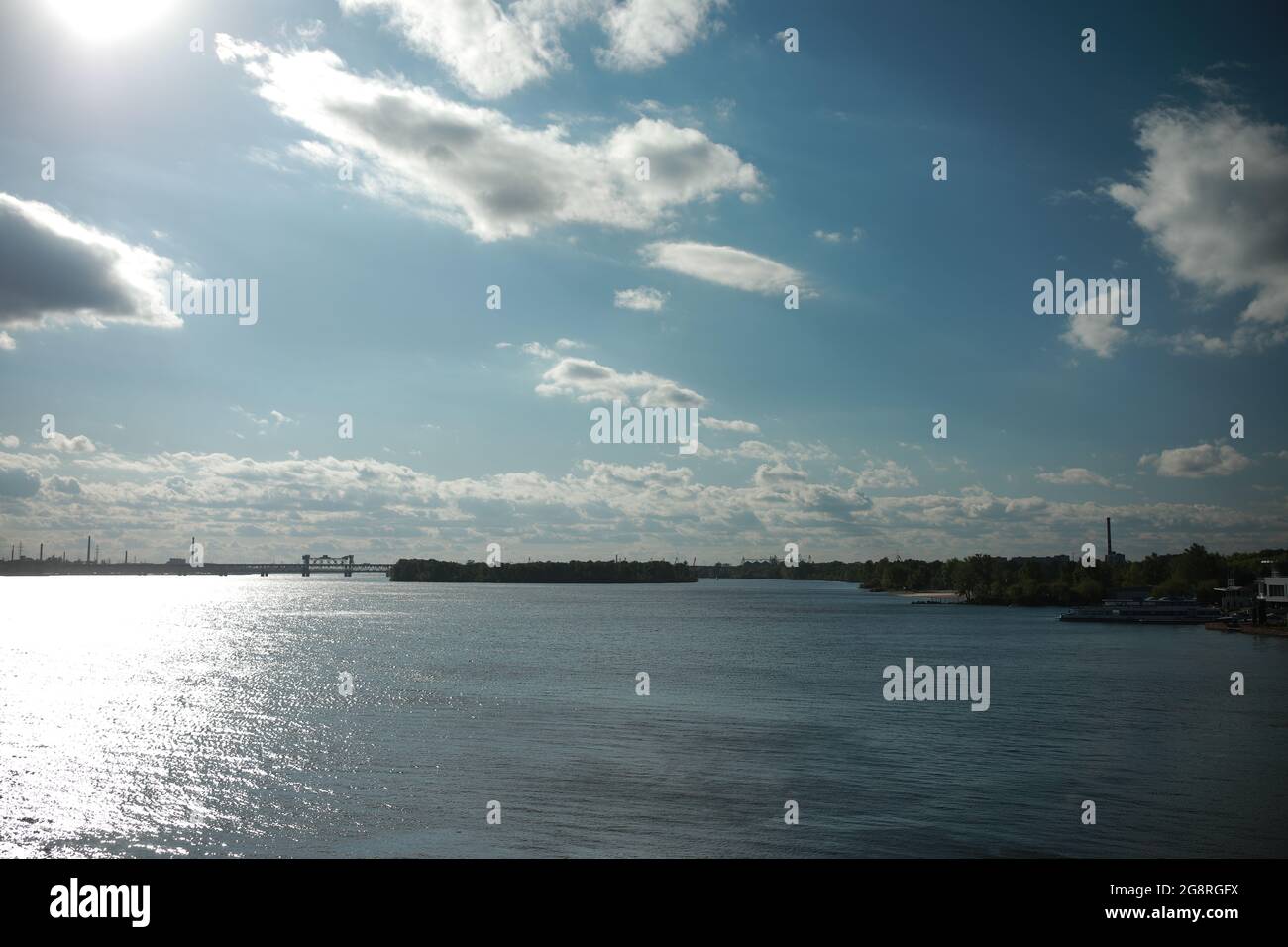 A group of clouds in the sky Stock Photo - Alamy