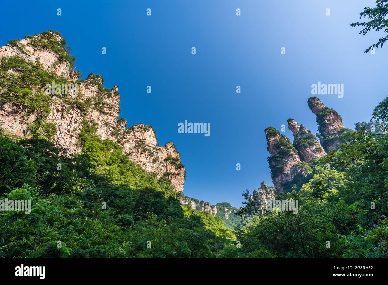 The Gathering of Heavenly Soldiers scenic rock formations, Avatar ...