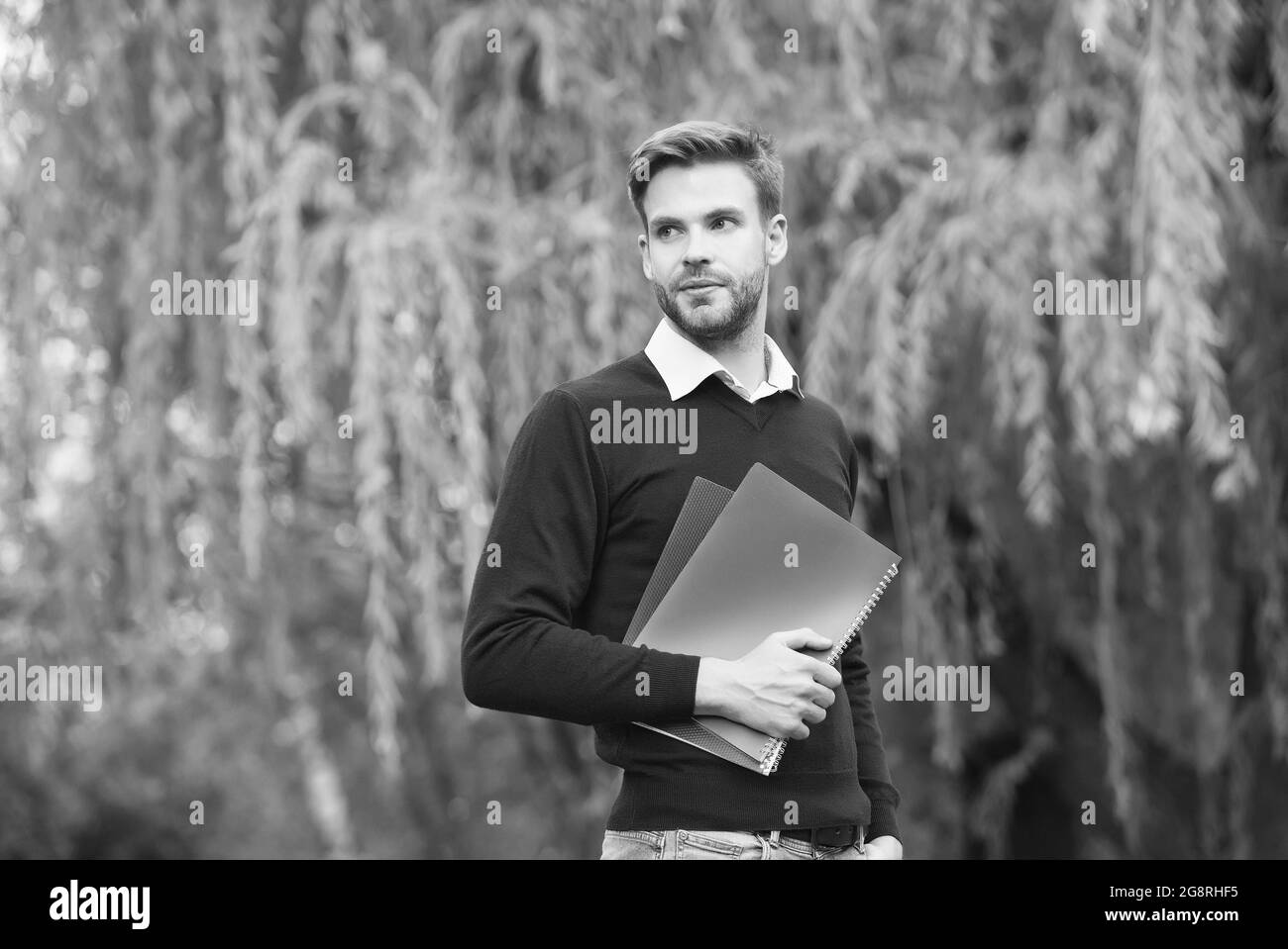 Exam guy Black and White Stock Photos & Images - Alamy