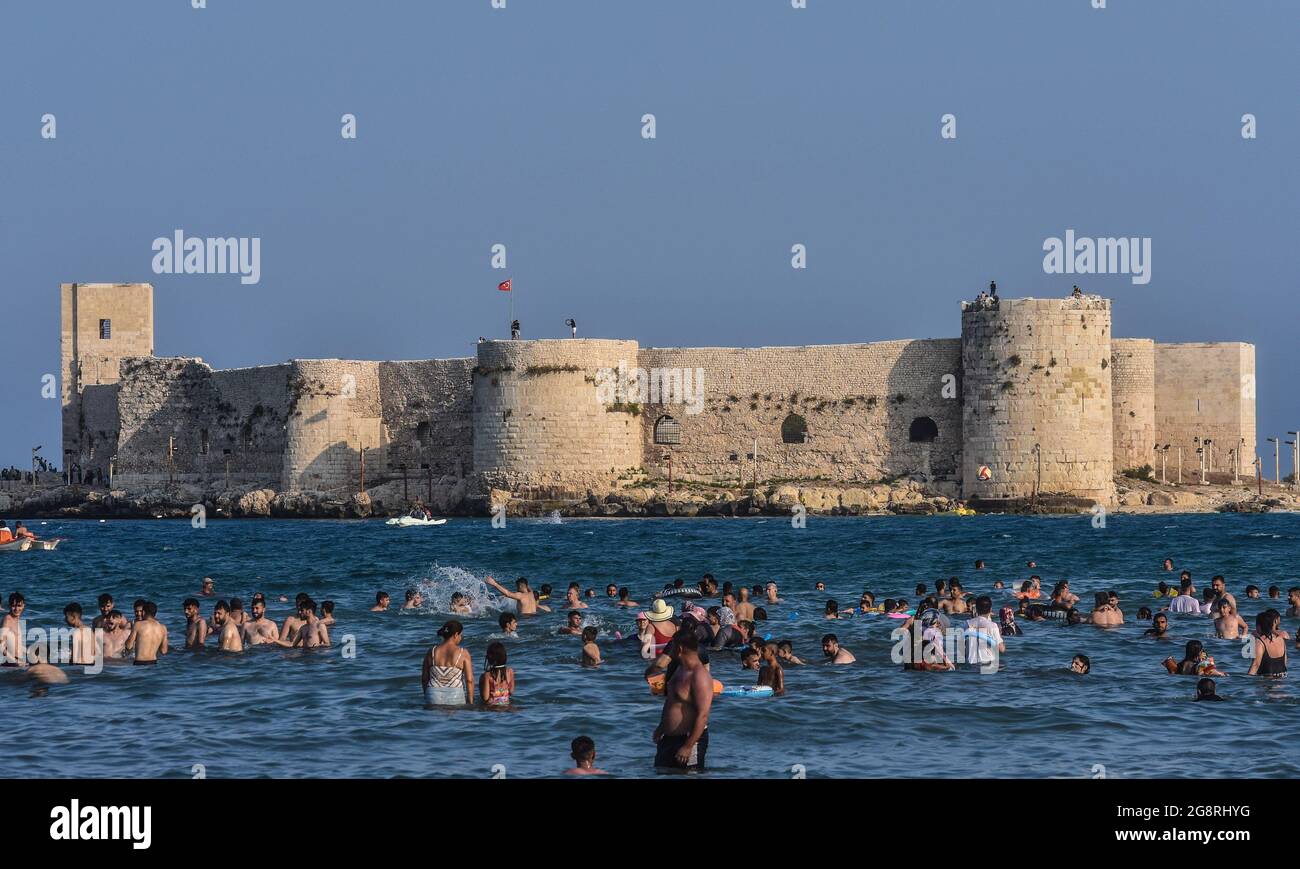 Beach sea mersin turkey architecture hi-res stock photography and ...