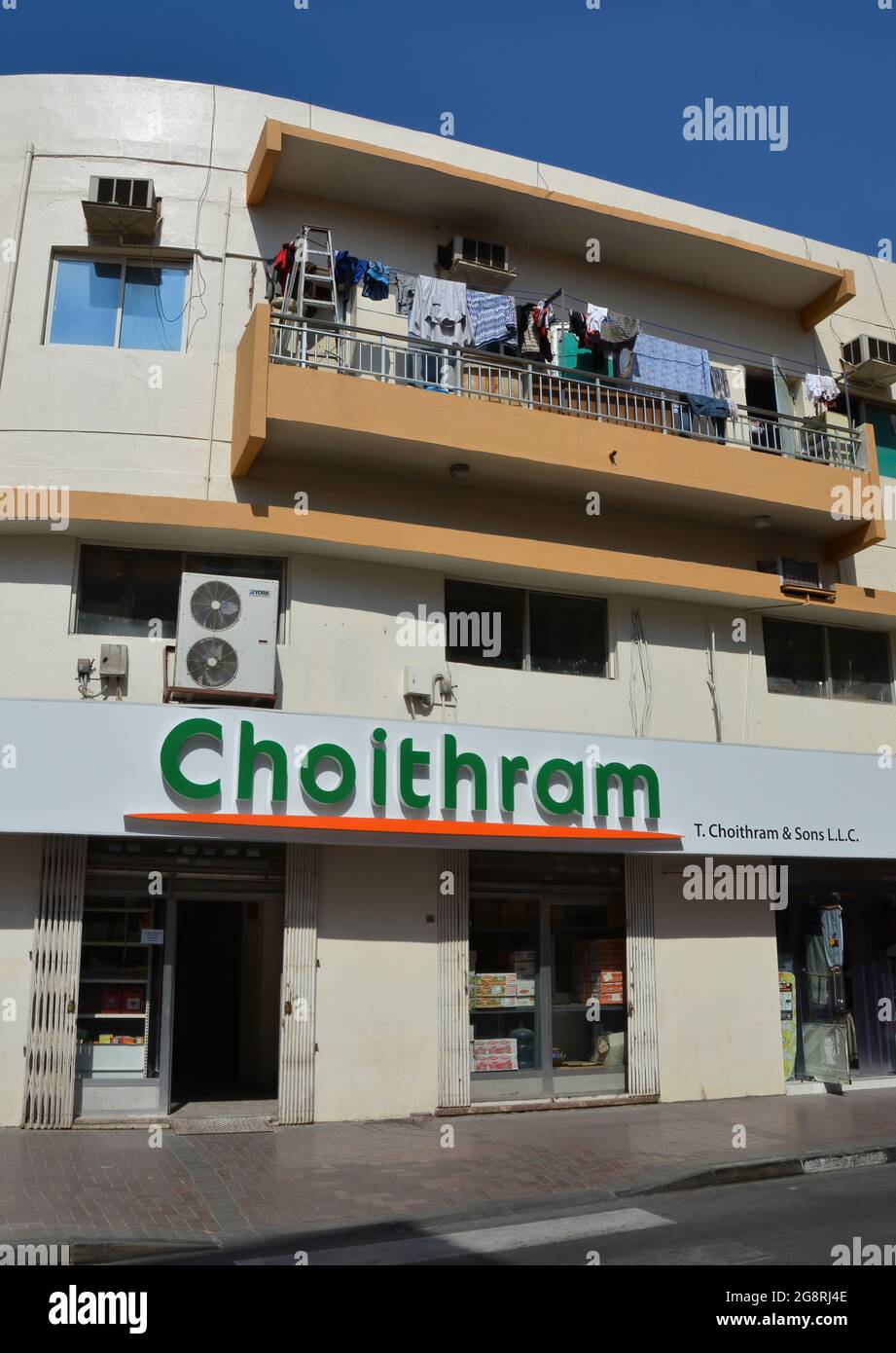 DUBAI, UNITED ARAB EMIRATES - Feb 07, 2015: A vertical shot of ...