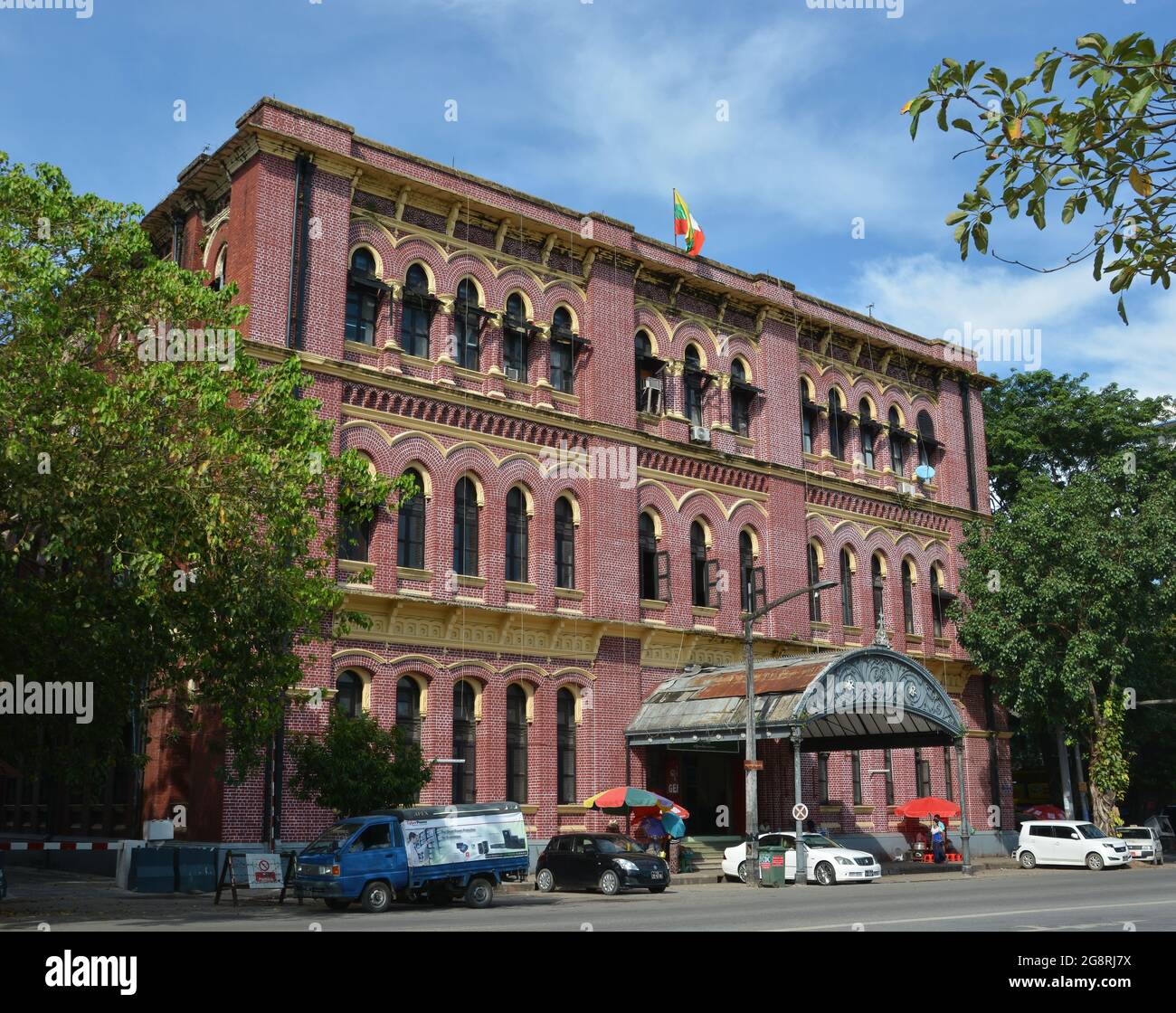 Yangon central post office hi-res stock photography and images - Alamy