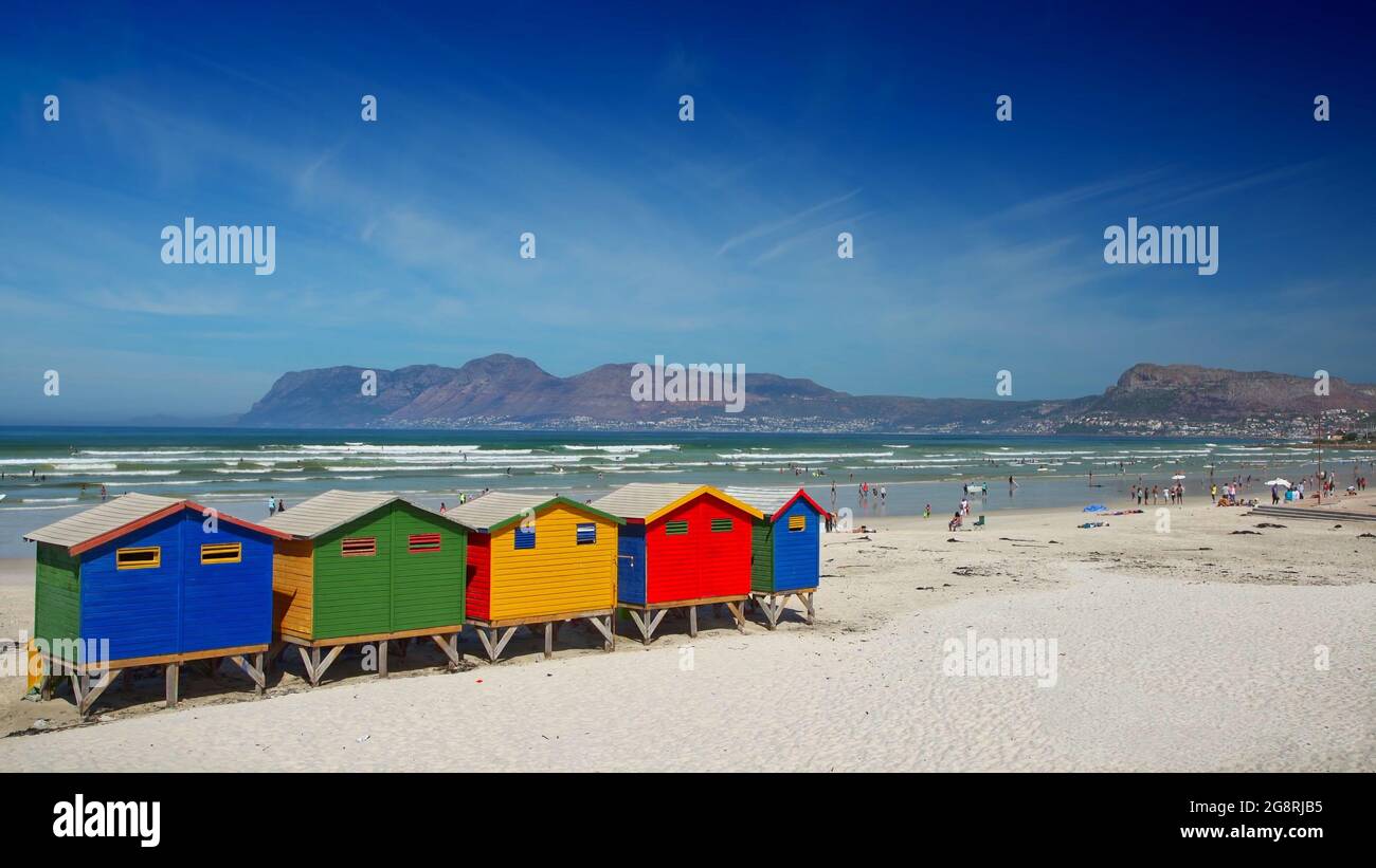 Colourful Beach Houses in Muizenberg, South Africa Stock Photo - Alamy Colourful Beach Houses in Muizenberg, South Africa Stock Photo - Alamy