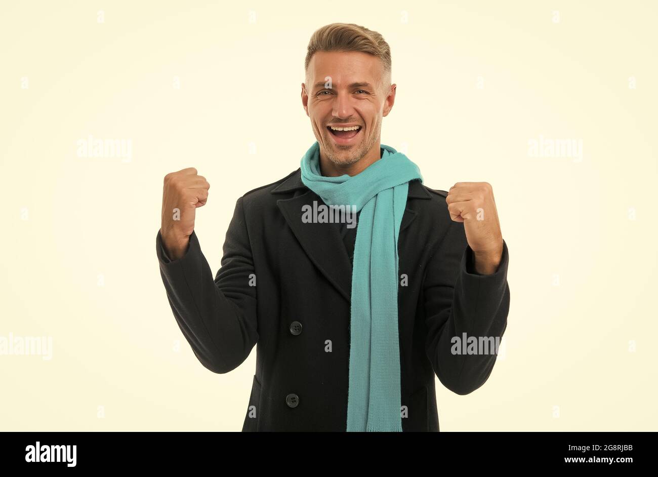 happy man feel the success, happiness Stock Photo - Alamy