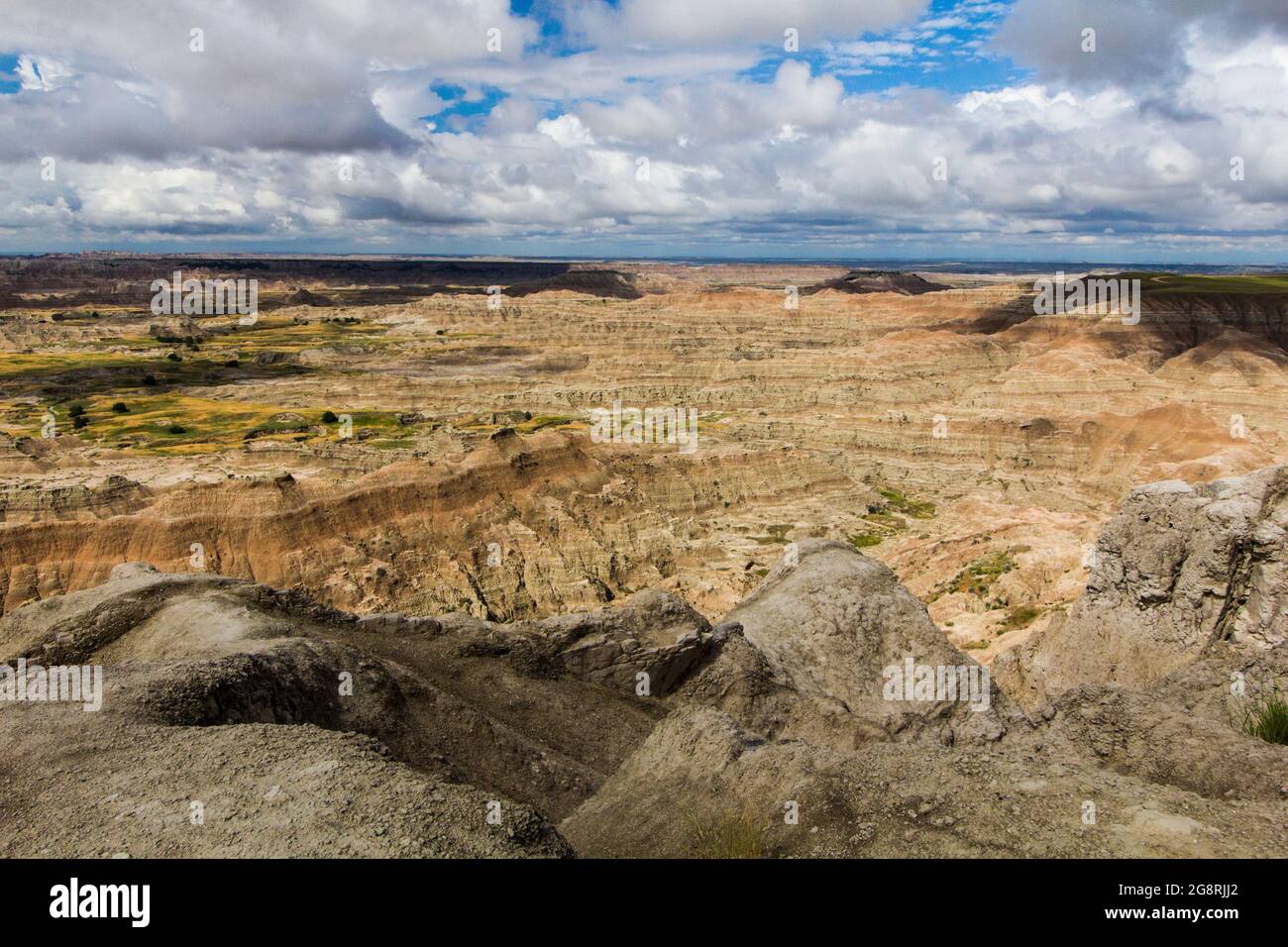 Pinnacles Overlook, Badlands National Park, South Dakota Stock Photo ...