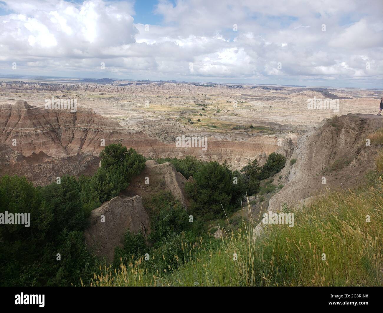 Pinnacles Overlook, Badlands National Park, South Dakota Stock Photo ...