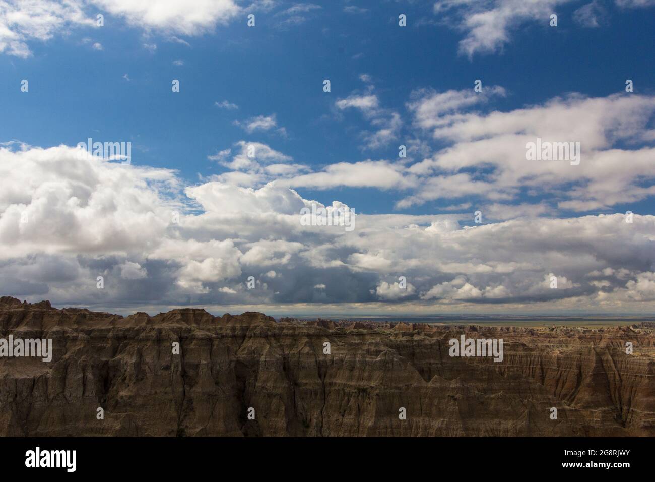 Pinnacles Overlook, Badlands National Park, South Dakota Stock Photo ...