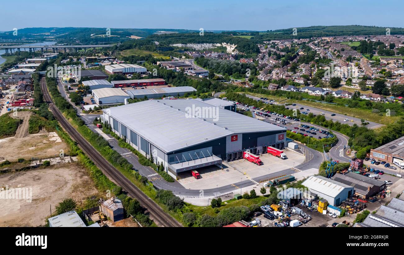 Royal Mail Depot Strood Stock Photo - Alamy