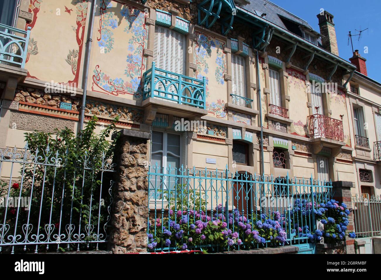 art nouveau houses in nancy in lorraine (france Stock Photo - Alamy