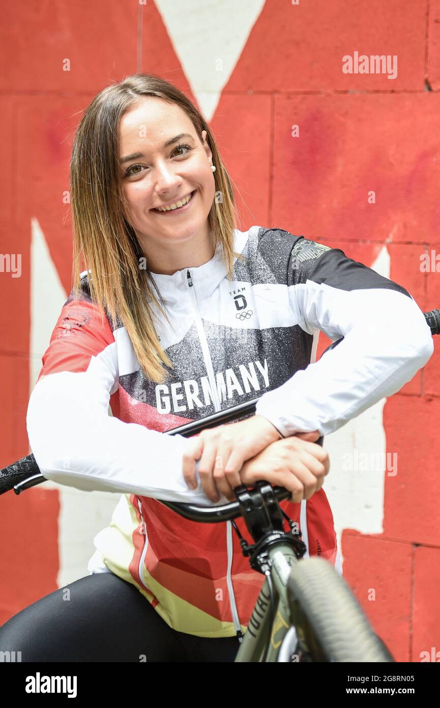 Berlin, Germany. 22nd July, 2021. Lara Lessmann, BMX professional ...