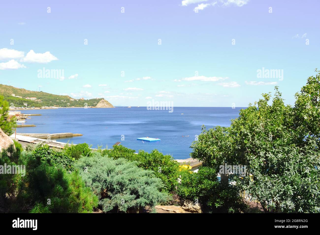 Beautiful scenery of a lake surrounded by greenery Stock Photo - Alamy