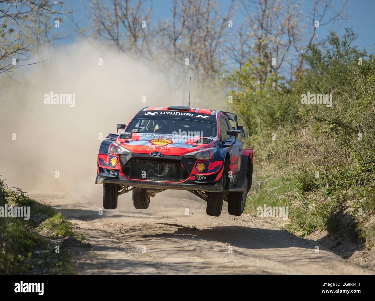 Rally car jump hi-res stock photography and images - Alamy