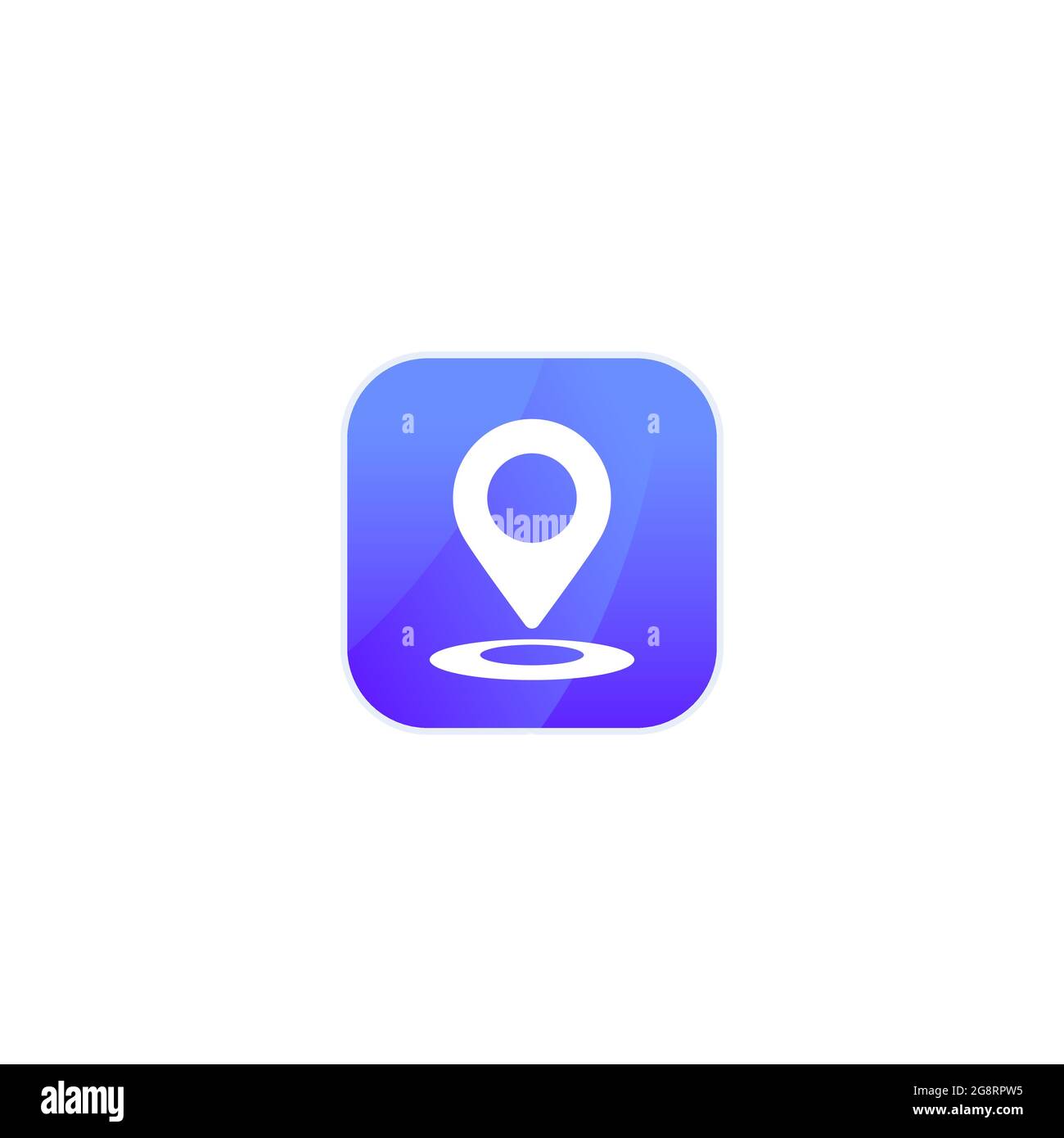 gps tracking vector icon for apps Stock Vector Image & Art - Alamy
