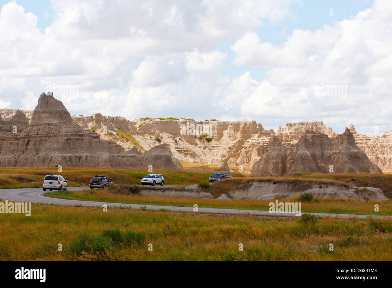 Views from the Notch Trail, Badlands National Park, South Dakota Stock ...