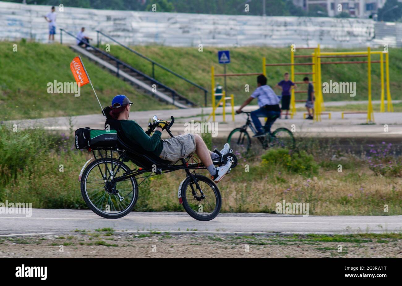 Recumbent bike hi-res stock photography and images - Alamy