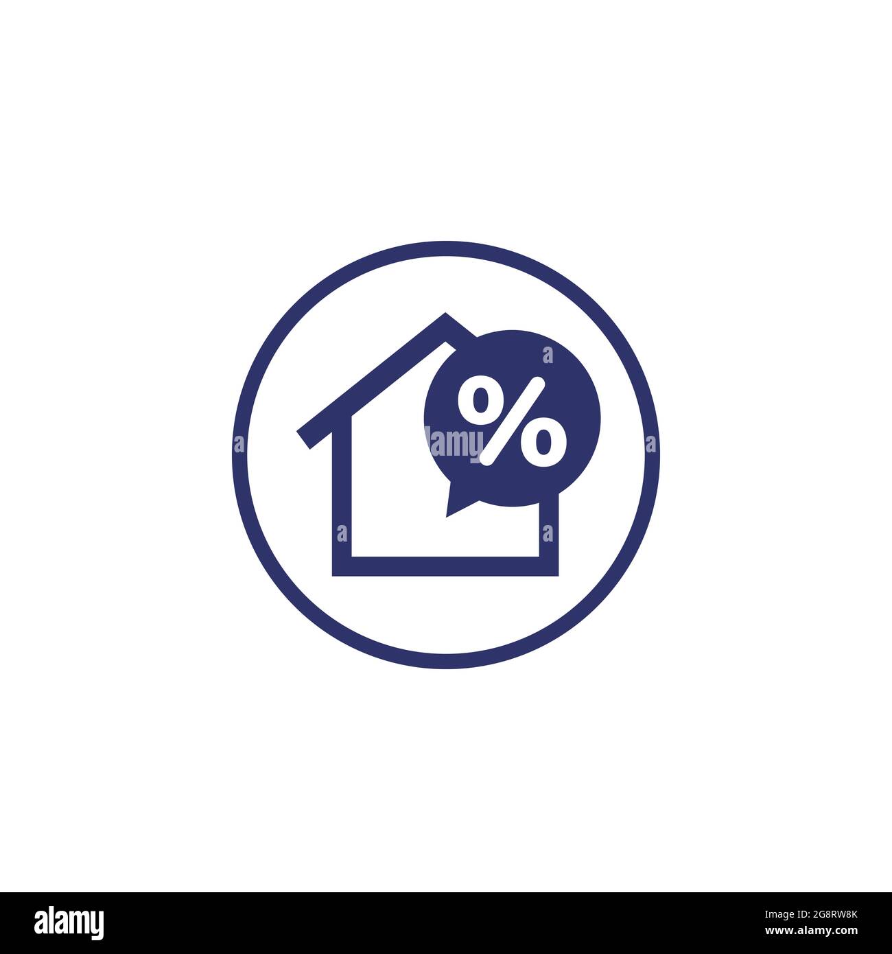 Mortgage interest payment concept Stock Vector Images - Alamy