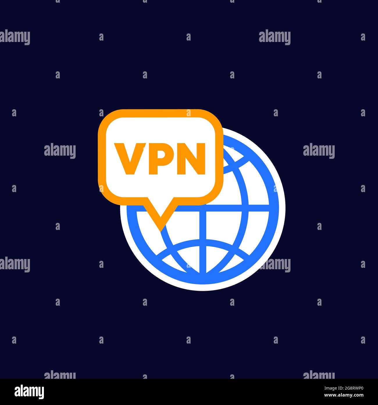 Vpn globe Stock Vector Images - Alamy