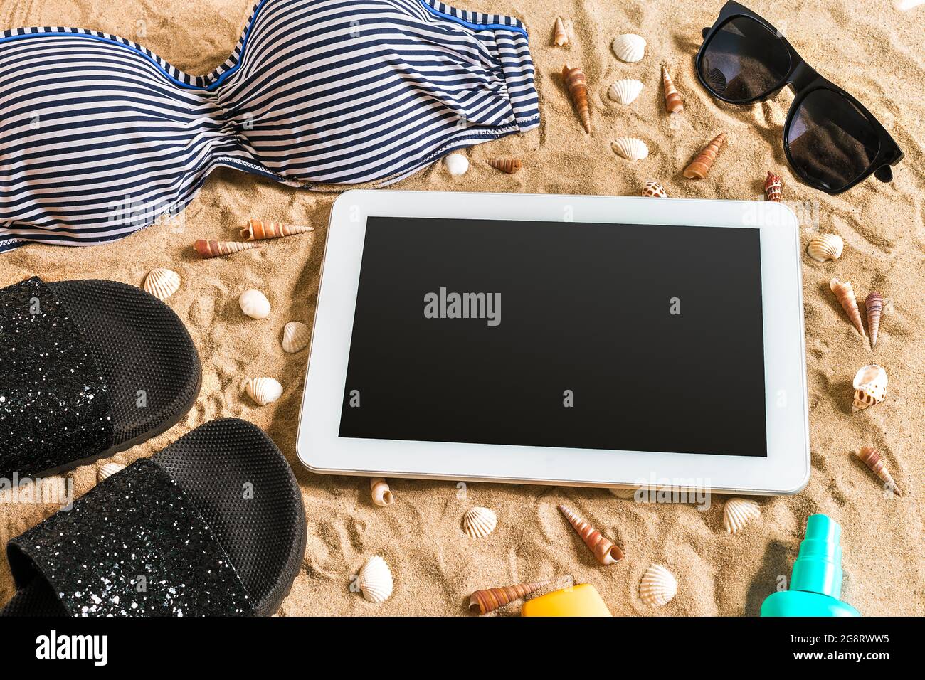 Summer bikini and accessories stylish beach set, Beach bikini summer ...