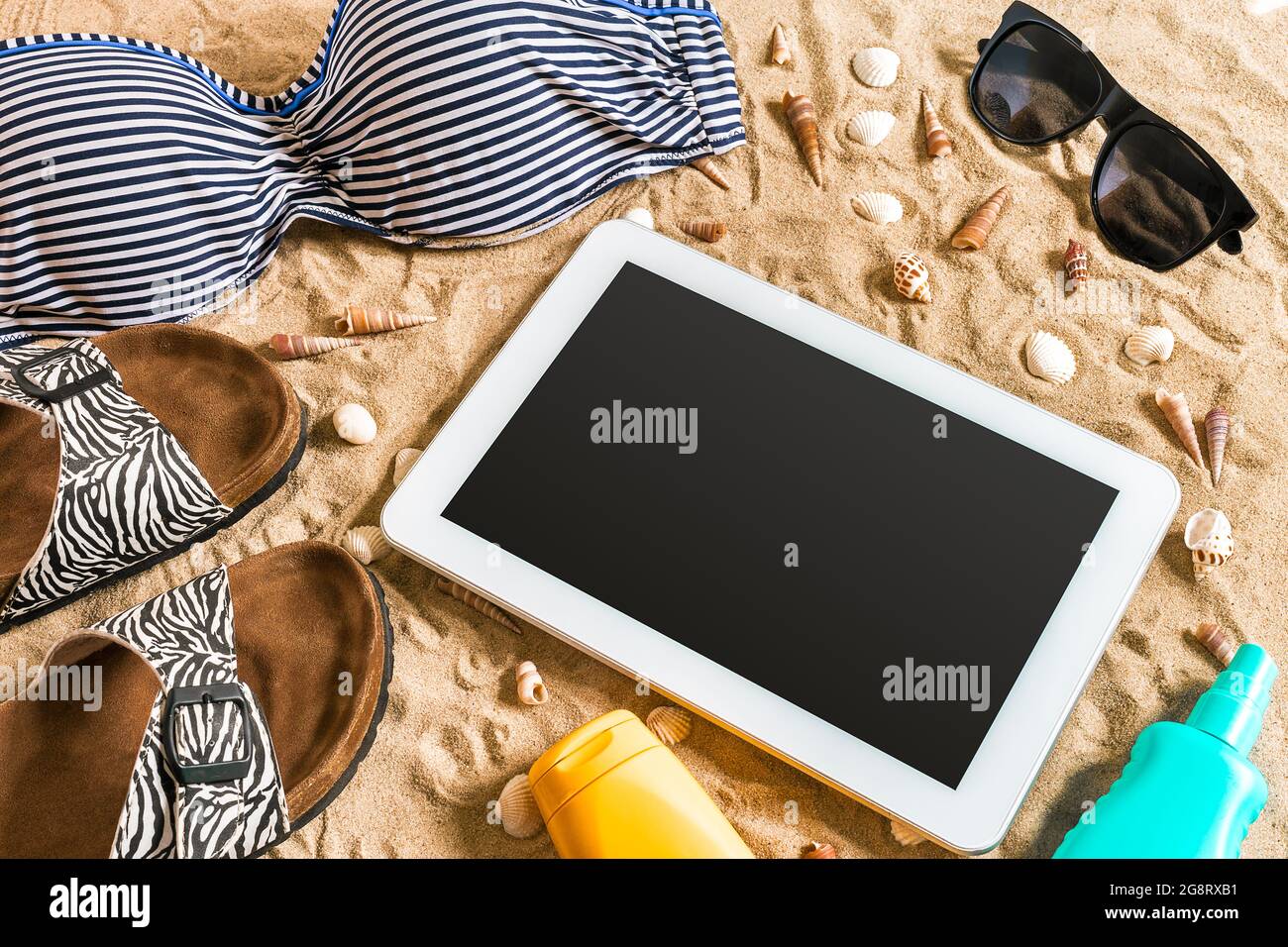 Summer bikini and accessories stylish beach set, Beach bikini summer ...