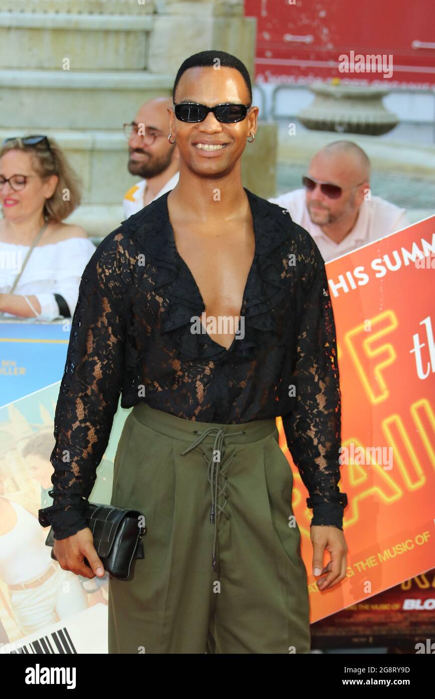 Johannes Radebe, Off The Rails - World Film Premiere, Leicester Square ...