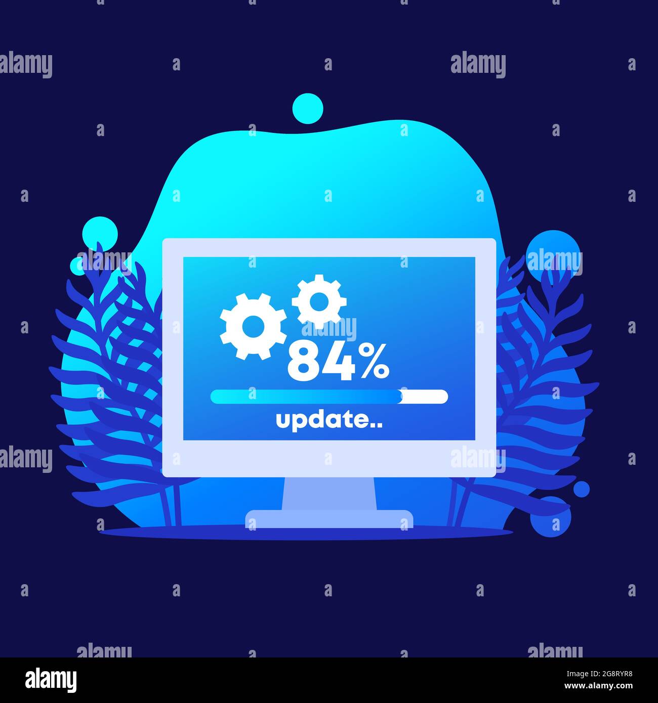 update or system upgrade vector icon Stock Vector Image & Art - Alamy